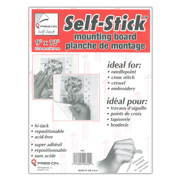 Self-Stick™ Mounting Boards 9" x 12" - Pres-On